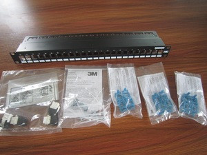 Buy 3m Cat6 24 Port Patch Panel , Vol-ppcb-f24k 3m 24 Port Patch Panel ...