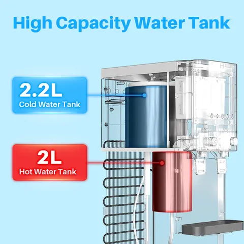 Buy 4 Stage Uf Water Filter Freestanding Vertical Bottleless Water ...