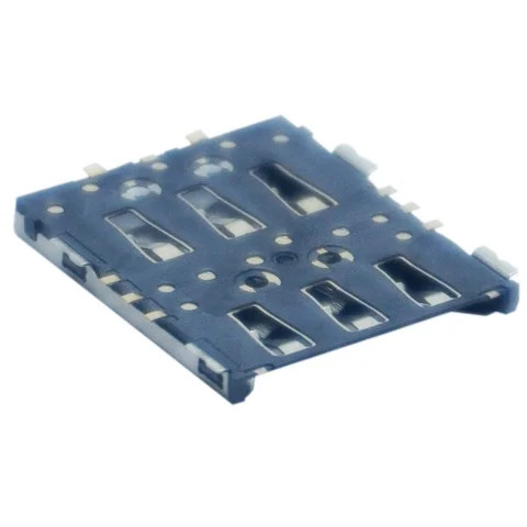 Buy 6pin Height 1.1mm Push Pull Type Nano Sim Card Connector from ...