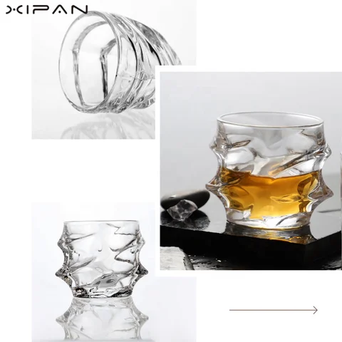 Buy 750ml Whiskey Bottle Whiskey Decanter Set With 4 Glass Cup Set ...