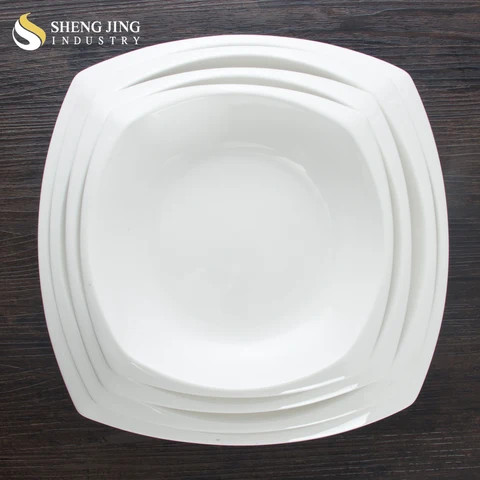 Buy Alibaba Online Shopping Square Dinner Set White Image Dubai Ceramic ...
