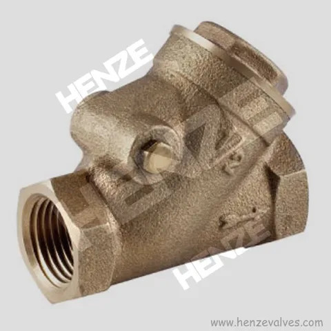 Buy Bronze Threaded Y Type Check Valve from Henze Valves Corporation ...