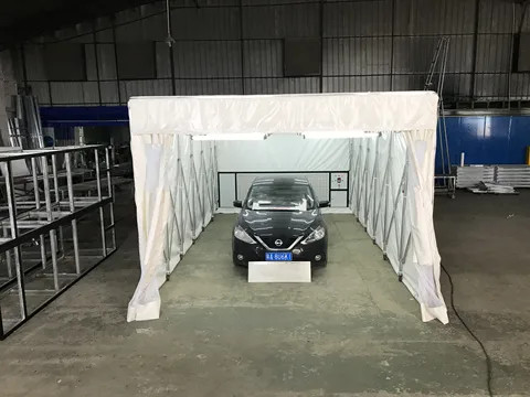 Buy Ce Certified Mobile Collapsible Retractable Spray Paint Booth For ...