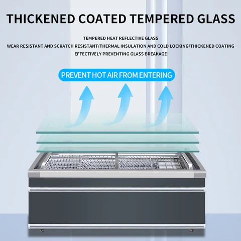 Buy Commercial Supermarket Show Case Display Fridge Chicken Display ...