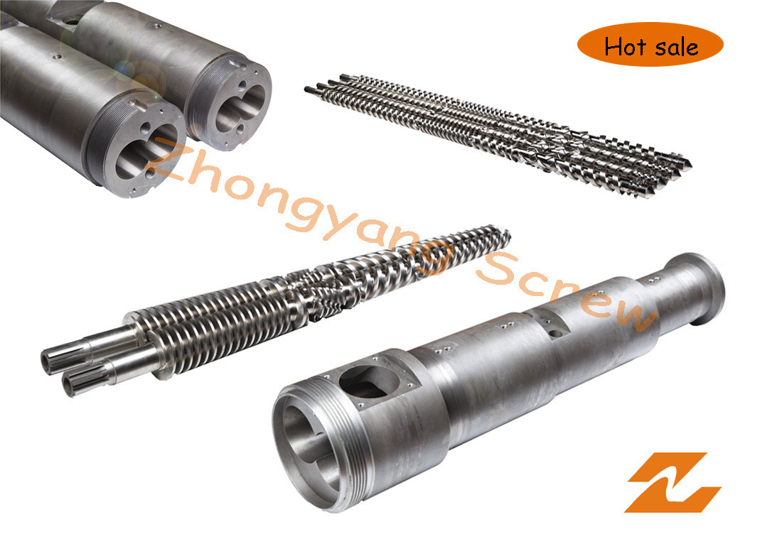 Buy Conical Twin Screw Barrel For Pvc Granule Sheet Profile Pipe ...