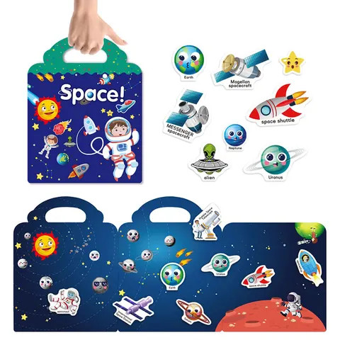 Buy Custom Mini Sticker Book Printing For Kids Children Reusable ...