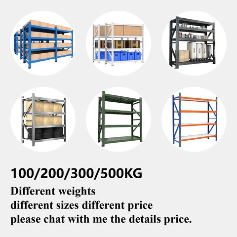 Buy Customated Black Medium Duty Stacking Racks System Boltless Metal ...