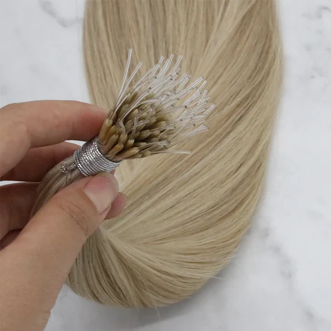 Buy Cuticle Aligned Hair Extension Human Keratin Hair, 1g Strands ...
