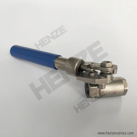 Buy Deadman Ball Valve With Spring Return Handle For Self Close 1/2" 3/ ...