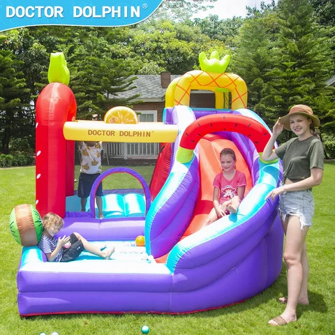 Buy Doctor Dolphin Hot Sell Kids Jumping Castle Home Inflatable Castle ...