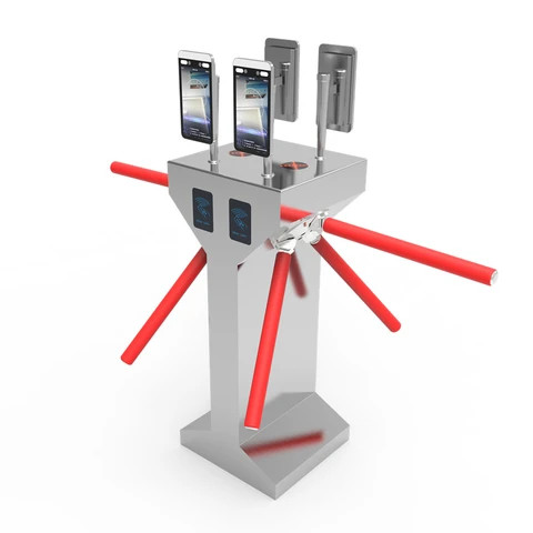 Buy Face Recognition Out Door Vertical Stand Dual Mechanism Double ...