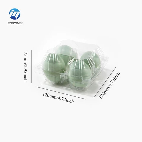 Buy Factory Ducks Egg Cartons Plastic 4 Holes Plastic Egg Boxes ...