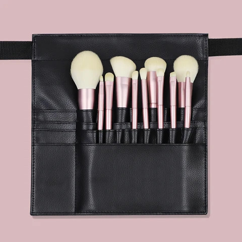Buy Fiyan Custom Pu Leather Waist Bag Tool Apron Makeup Brushes Belt ...