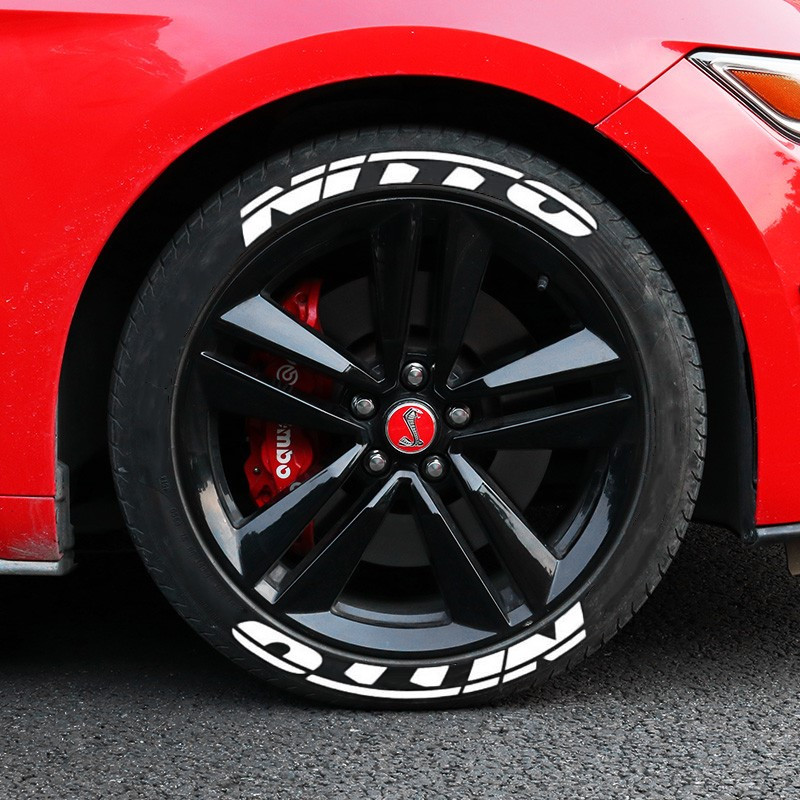Buy For 15"-22" Wheels Customized 3d Letters Car Tire Stickers Tyre ...