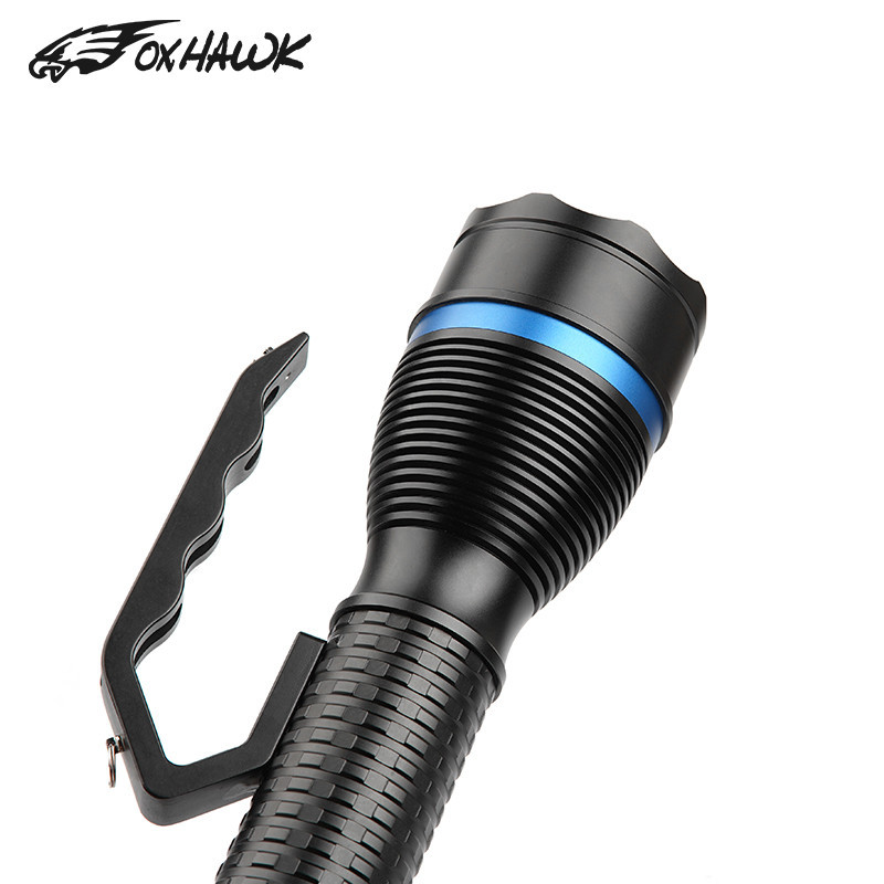 Buy Foxhawk 6000 Lumens Lamp Long Beam 1km Torch Handheld Search Light ...