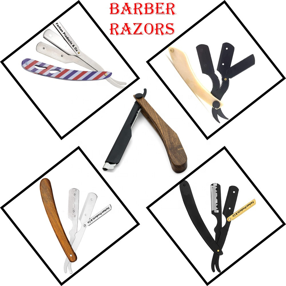 Buy Full Black Mate Straight Razor Handle Barber Straight Razor, For ...