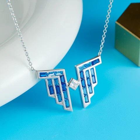 Buy Grace Jewelry Blue Wings Unique Custom Design Oem Odm New Arrival ...