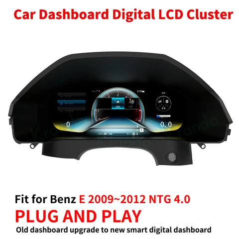 Buy Krando Lcd Speedometer For Benz E Class W212 2009 - 2016 Digital ...