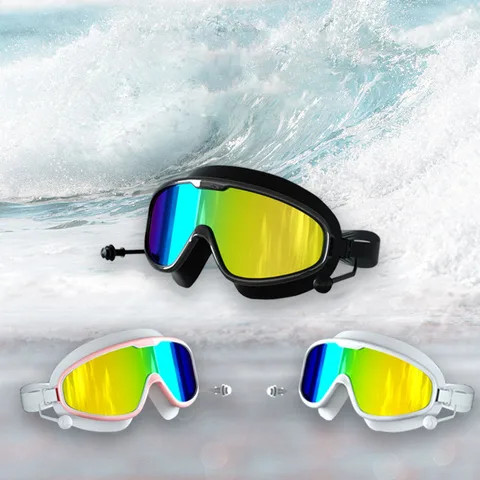 Buy Large Frame Glass Single Lens Silicone Nose Adult No Leaking Anti ...