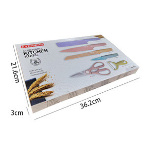 Buy Macaron Color Wheat Straw 6 Piece Set Stainless Steel Cutter Set ...