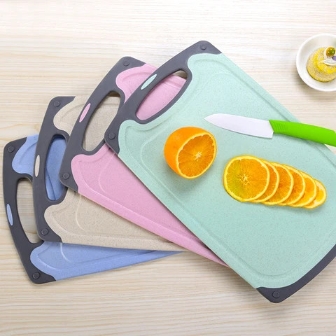 Buy Multifunction Chopping Board Premium Cutting Board Wheat Straw ...
