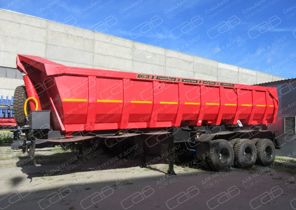 Buy Off Road Timber Semi Trailer Tipper Dump Truck from Fund Investment ...