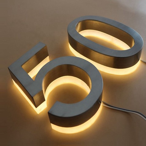 Buy Outdoor Commercial Led Signage Acrylic Channel Letter Sign 3d Sign ...
