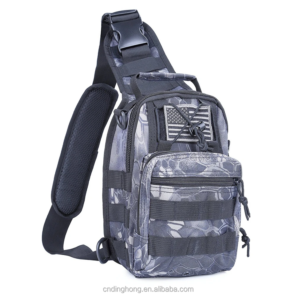 Buy Outdoor Tactical Chest Pack Bag With Molle Webbing And Water ...