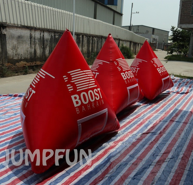 Buy Pvc Triangle Inflatable Buoy 2x2x2meter Advertising Inflatable ...