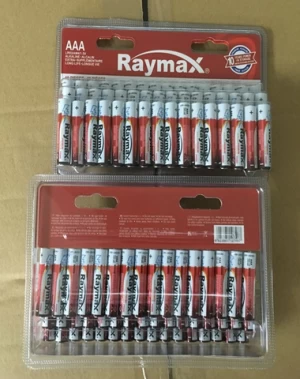 Buy Raymax Private Label 1.5v Aaa Battery Am-4 Lr03 48pcs Alcalina Pilas Baterias Alkaline ...