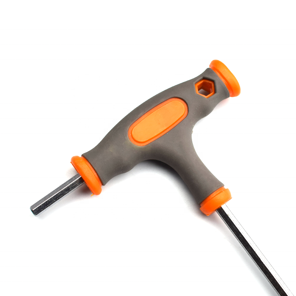 Import Single Allen Key Hex Key Wrench With T Type Plastic Handle from ...