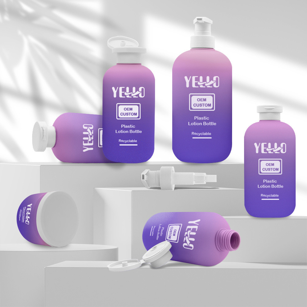 Buy Soft Touch Recyclable Empty100ml 200ml 300ml 500ml Plastic Shampoo ...