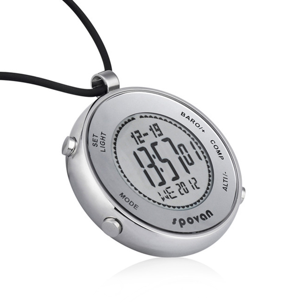 Buy Spovan Stainless Steel Outdoor Pocket Watch Waterproof,digital ...