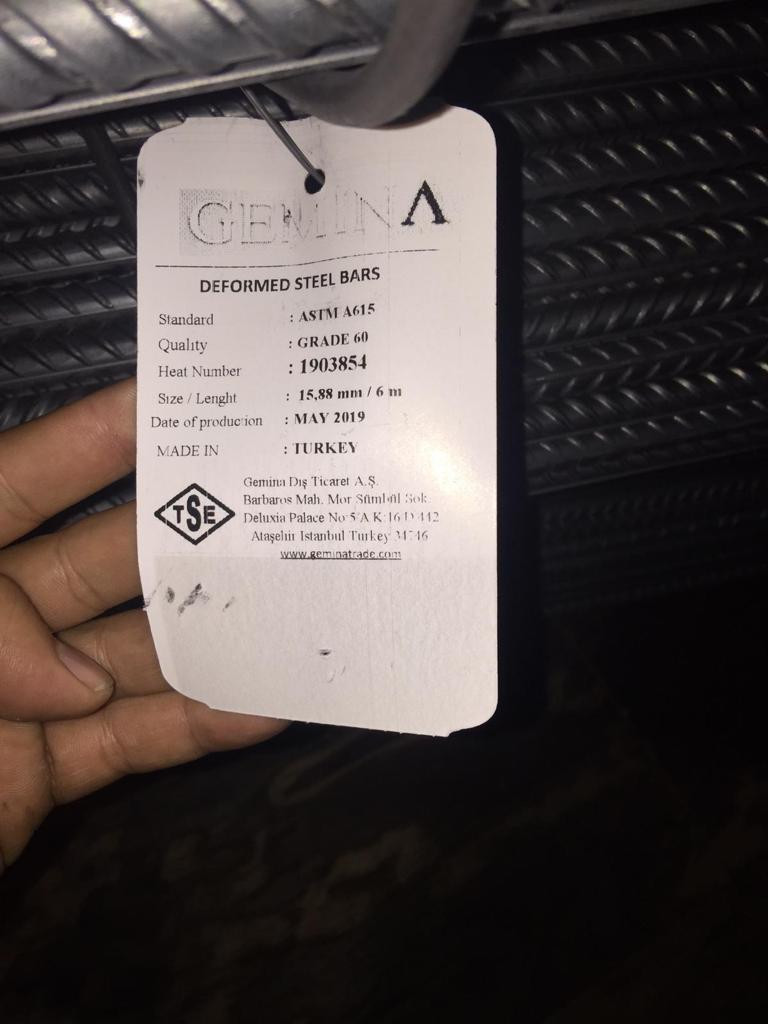 Buy Steel Reinforcing Bars Astm A615 Grade 60 Bs4449 B500b Fee500 Jis ...