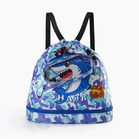Buy Summer Beach Backpack Vibes Kids Swimming Drawstring Backpack ...