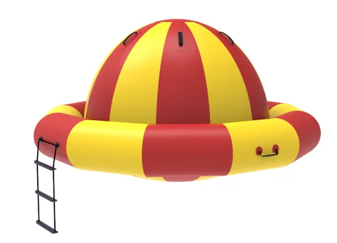 Buy Summer Inflatable Water Park Rotation Floating Water Games Lake ...