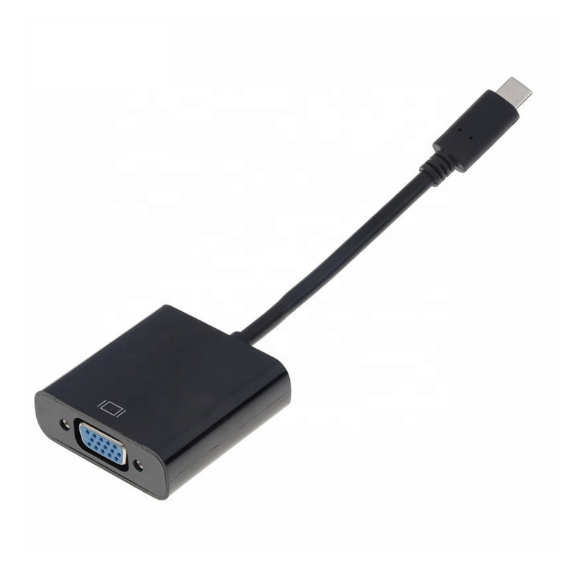 Buy Type C To Female Vga Adapter Cable Usbc Usb 3.1 To Vga Adapter For ...