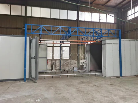 Buy Walk-in Powder Coating Plant With Big Cyclone Powder Recovery Unit ...