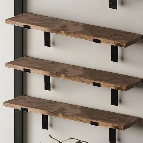 Buy Wholesale Black Triangle Bracket Heavy Duty Industrial Metal Shelf ...