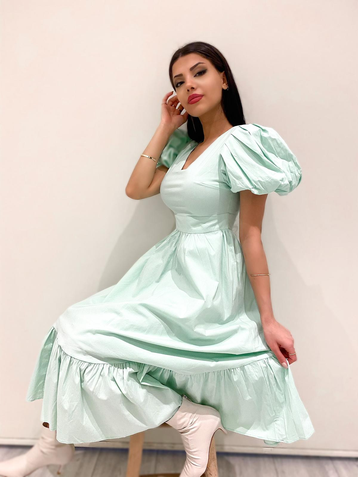 Buy Womens Dress Sleeves Fluffy Satin Fabric Wholesale High Quality ...
