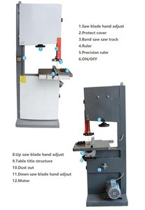 Buy Wood Cutting Band Saw Machine Mj343c from Shenzhen Aucox Technology ...
