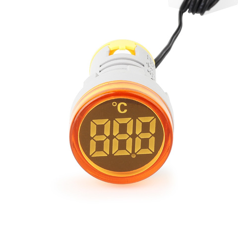 Buy Yellow Color Ad101-22tm Round Shape Led Digital Display Indicator ...