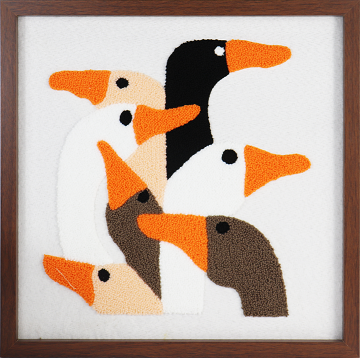 Buy "penguin" Tufted Picture Frame For Living Room And Bedroom Decor ...