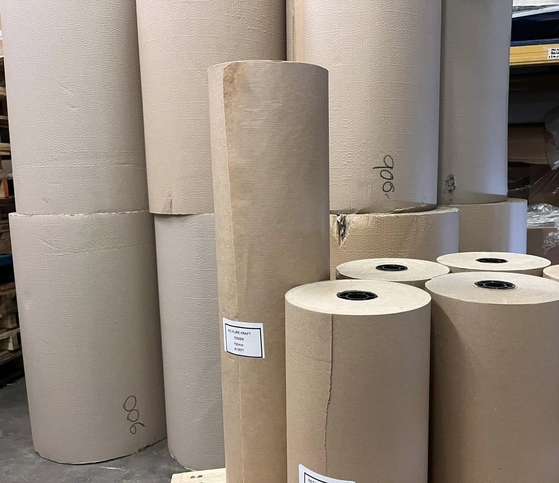 Buy Factory Supply Kraft Paper Roll For Make Food Bags Or Lunch Box ...