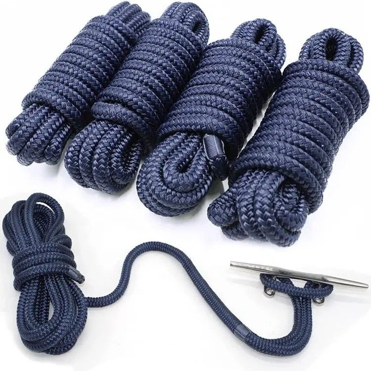 Buy Dock Lines 1 Inch 1/2 Inch Anchor Rope Nylon Double Braided Marine ...