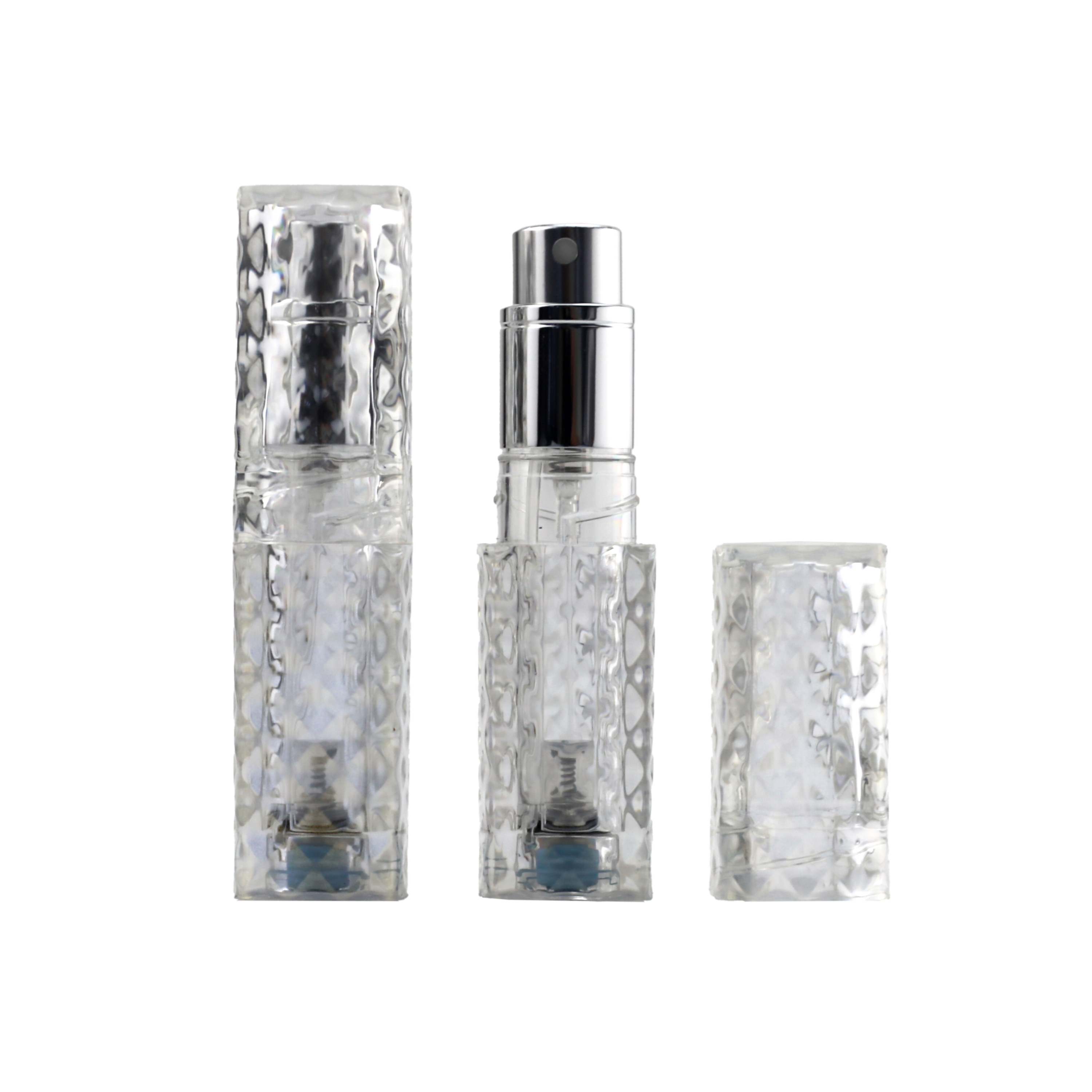 Buy Square Pcta Bottom-fill Refillable Perfume Atomizer Bottle from ...