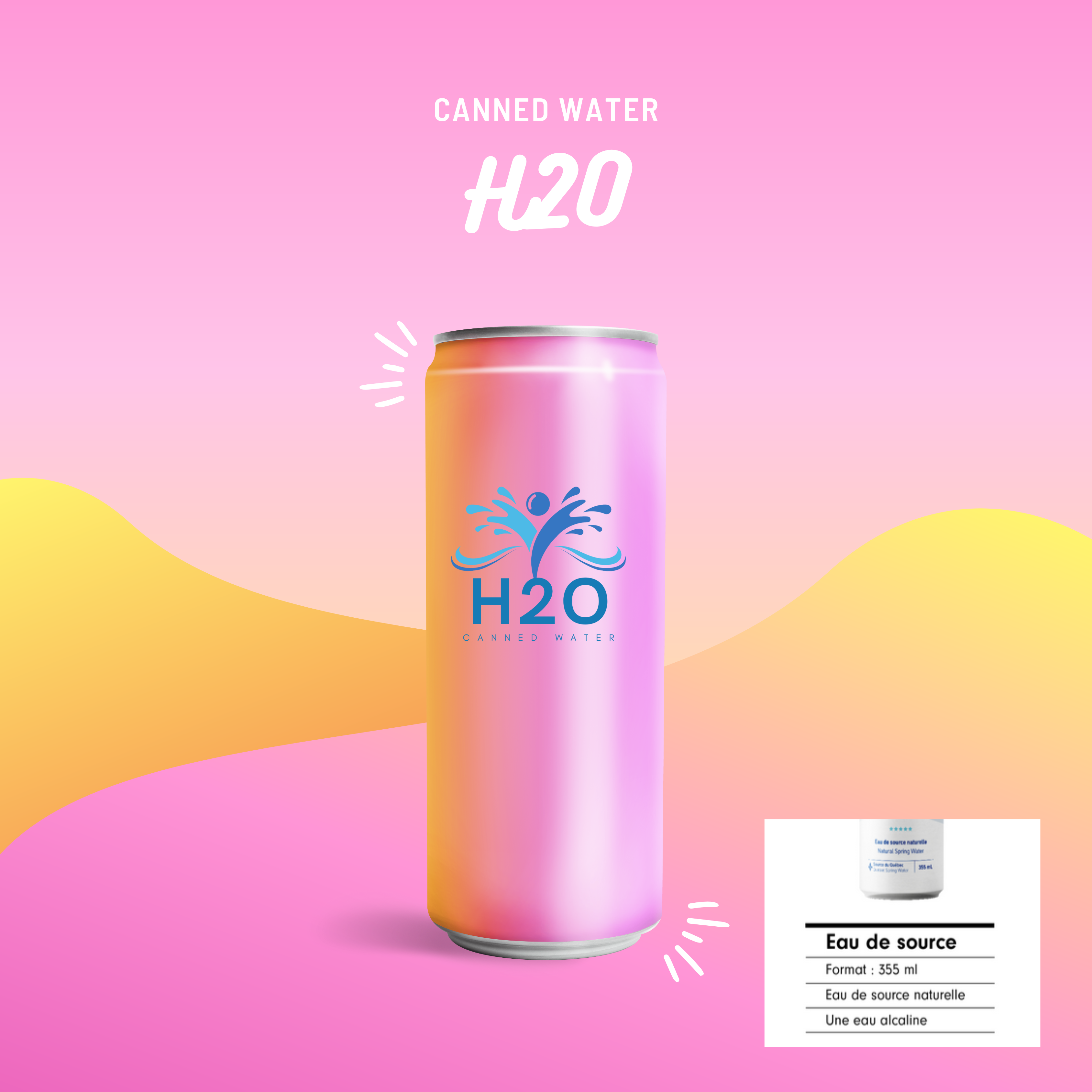 Buy H20 Canned Water from Jackson-Laplaca dist., Canada | Tradewheel.com