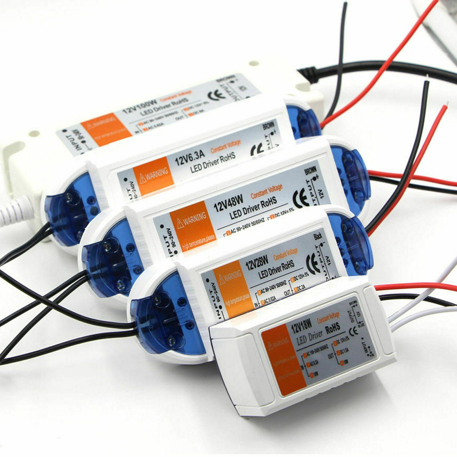 Buy Compact Led Driver 18w,28w,48w,72w,100w Ac 230v To Dc12v from ...