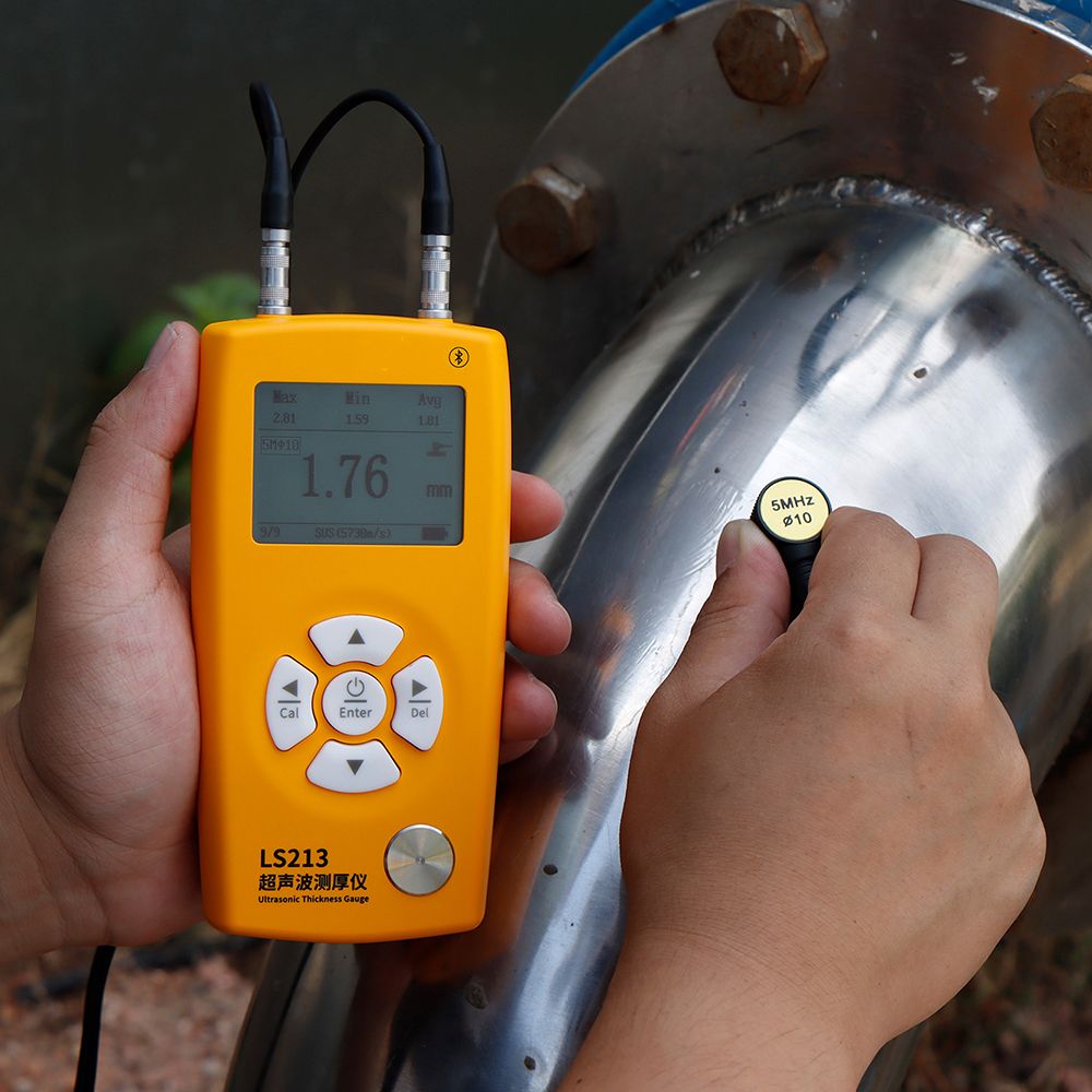 Buy Ls213 Ultrasonic Thickness Gauge Ndt Nondestructive Testing ...
