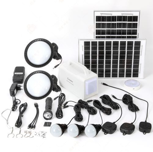 Buy Home Lighting Solar System Kit Built-in Rechargeable Battery from ...